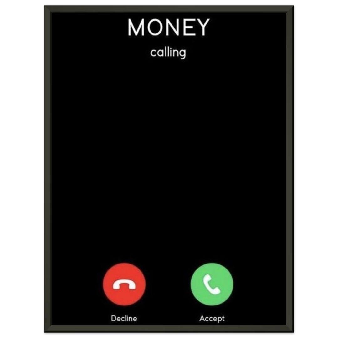 Money is Calling Poster, 12x16 - Etsy