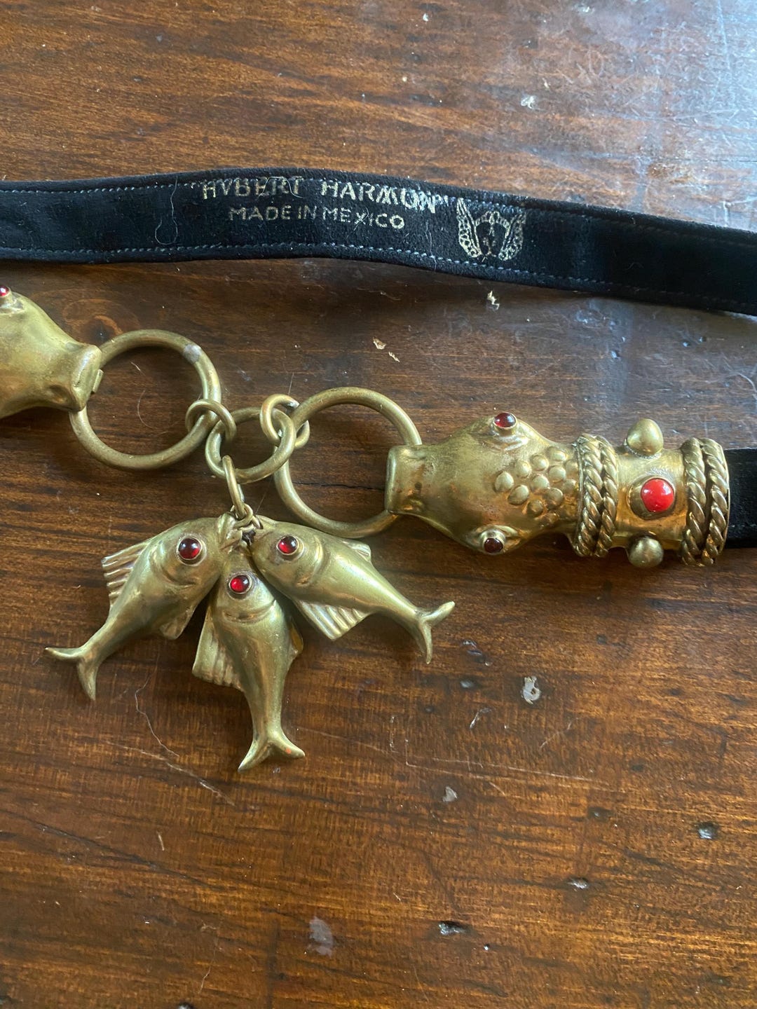 Hubert Harmon Snake & Fish Belt or Necklace ~ Bejeweled - Etsy