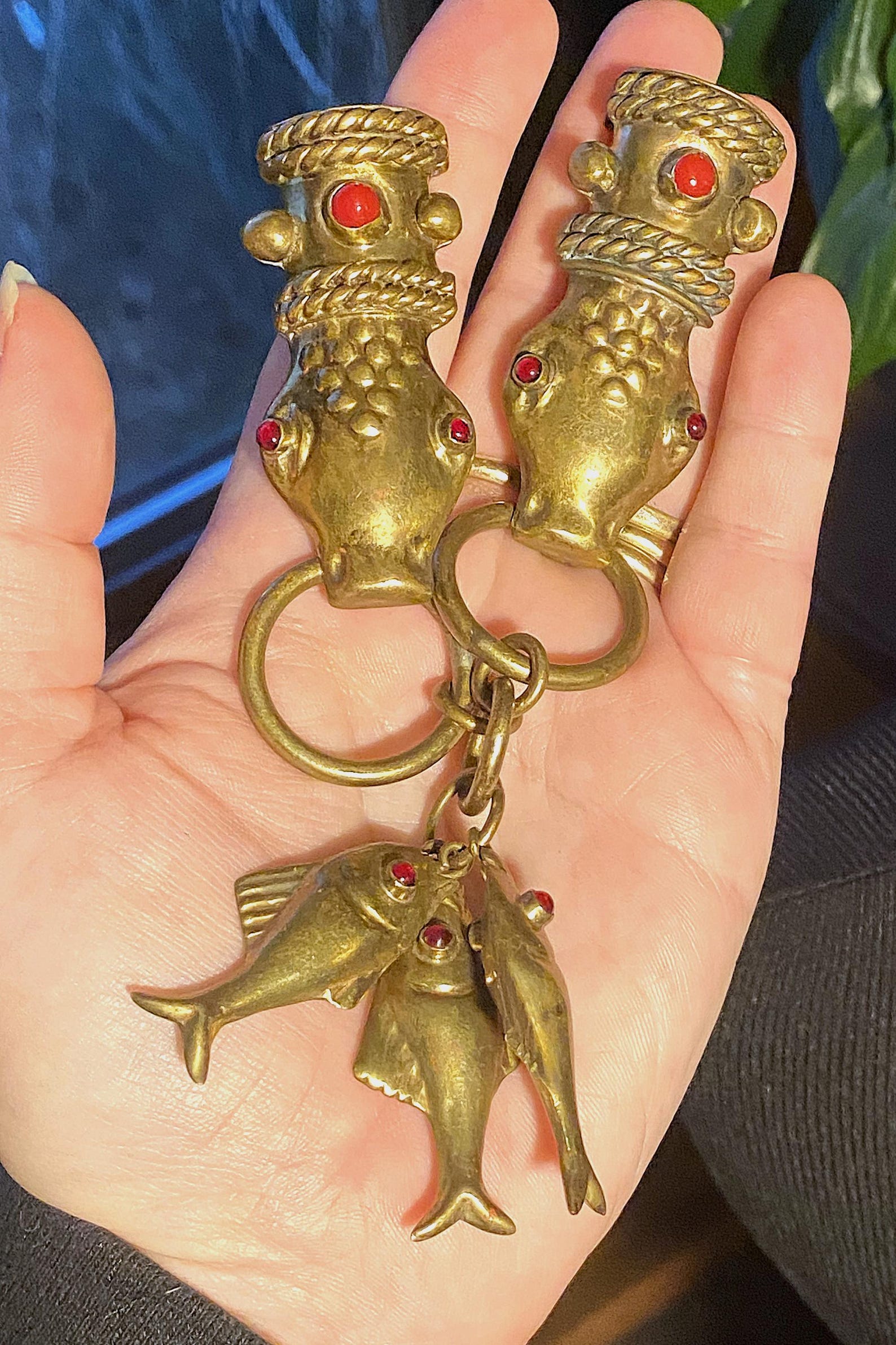 Hubert Harmon Snake & Fish Belt or Necklace ~ Bejeweled - Etsy