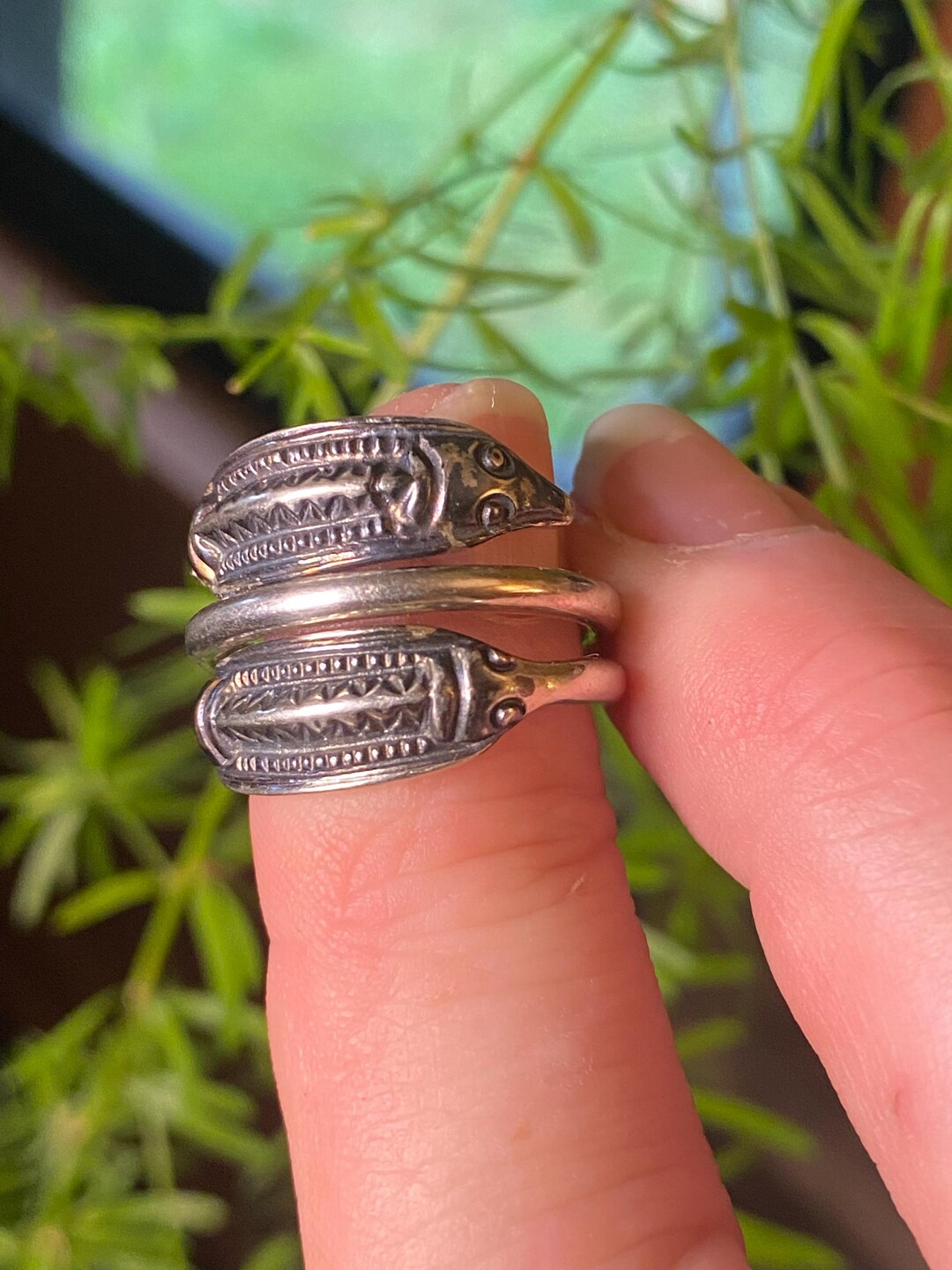 Sterling Serpent Wrap Ring ~ David Anderson Scandinavia Style ~ Size 6 ...