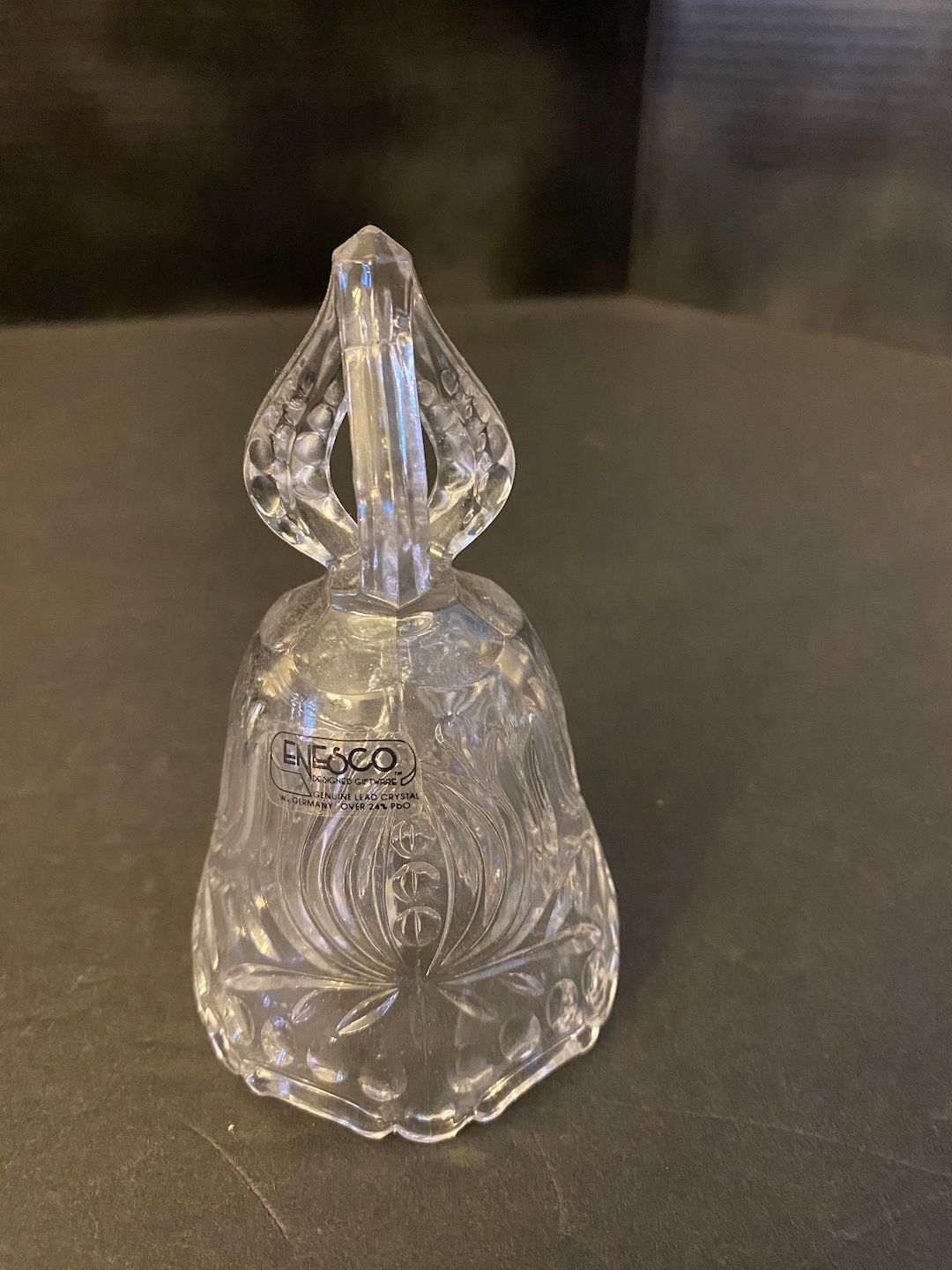 Enesco 24% Lead Crystal Decorative Bell Made in W. Germany - Etsy
