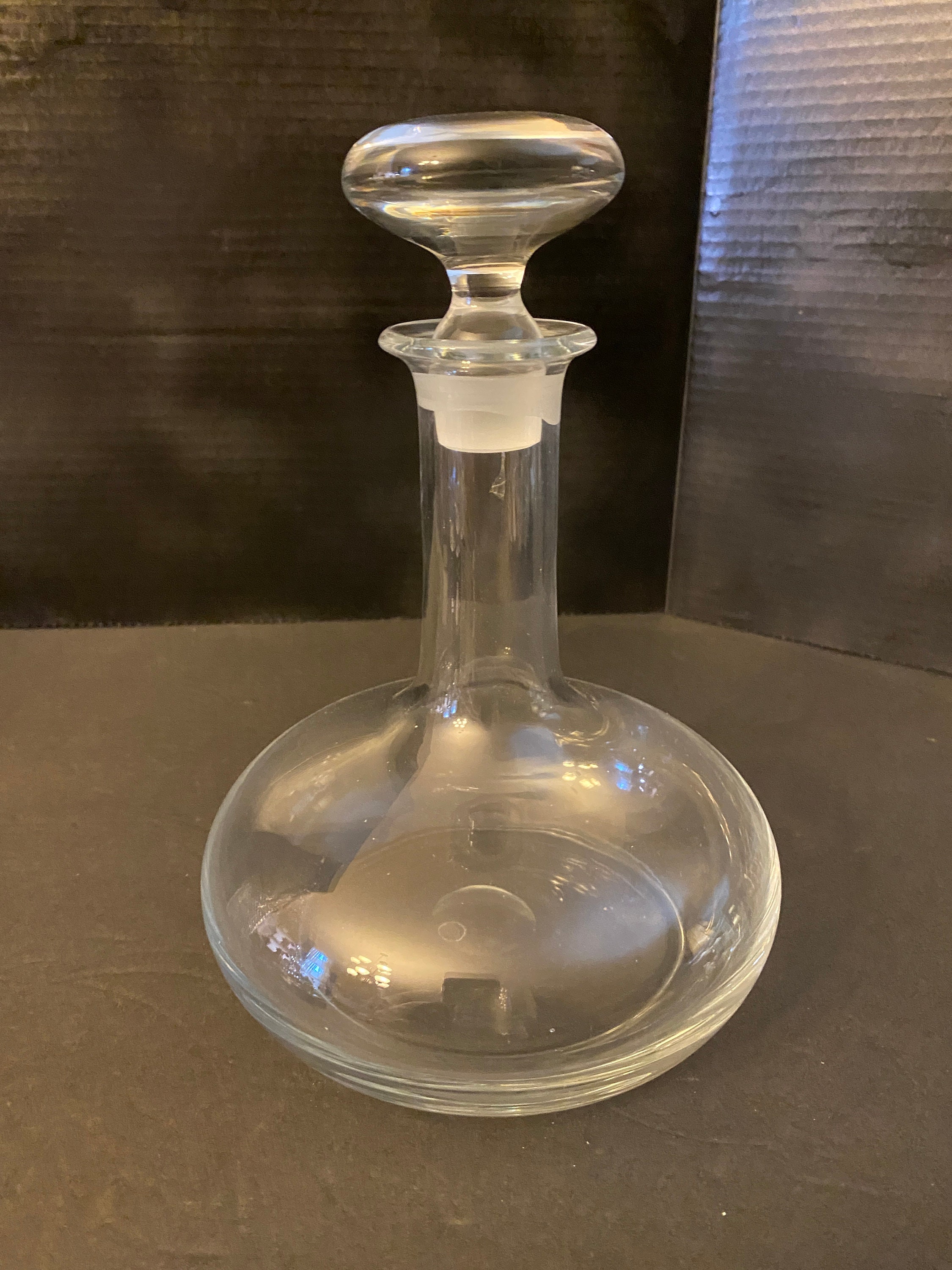 Vintage Glass Decanter With Stopper - Etsy