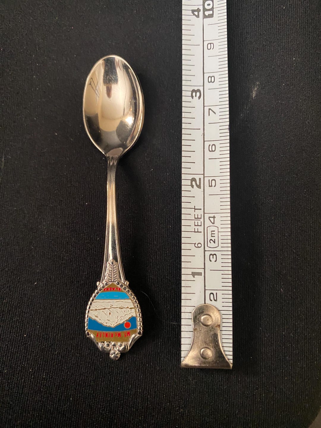 Collectible Mt Mckinley, Alaska Silver Plated Spoon 4.5” Long - Etsy