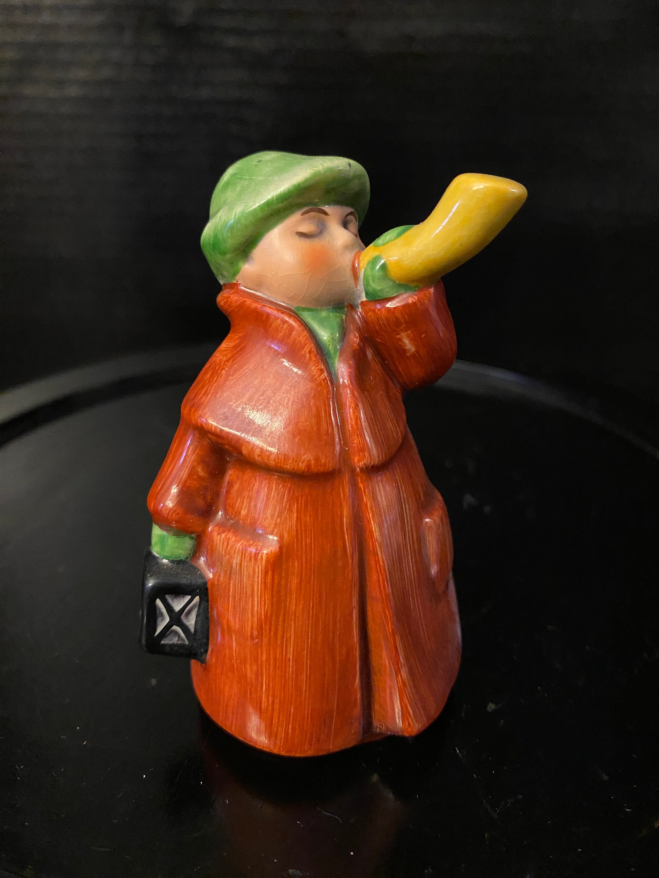 Vintage Goebel TOWN CRIER FIGURINE Horn Blower With Lantern - Etsy