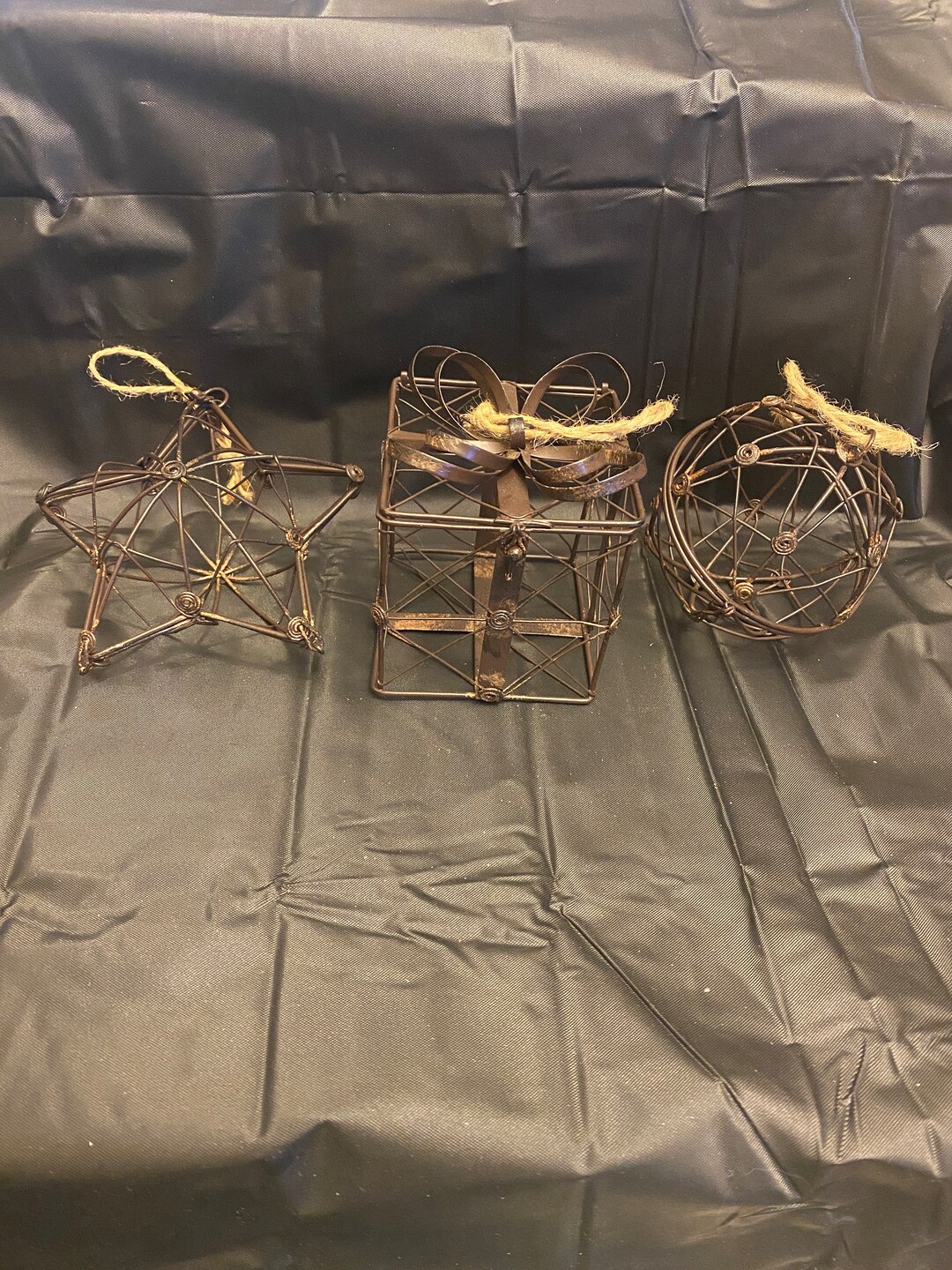 Lot of 3 Wire Ornament Cages. Each Under 5 Inches With Clasp. - Etsy