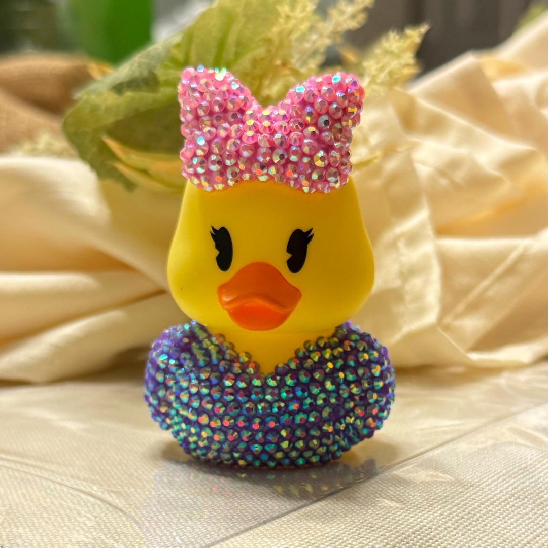 Rhinestone Duck Bedazzled Jeweled Cruising Duck - Etsy