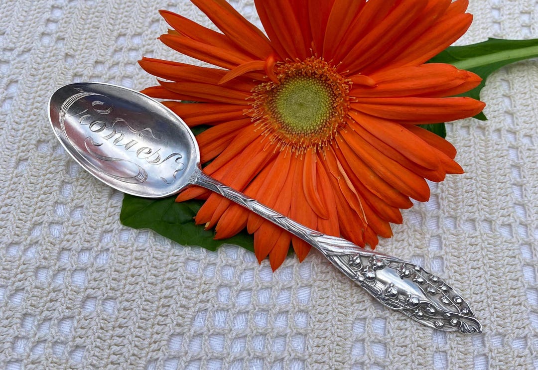 Antique 1900s Watson Mechanics Sterling Co Silver Teaspoon Lily of the ...