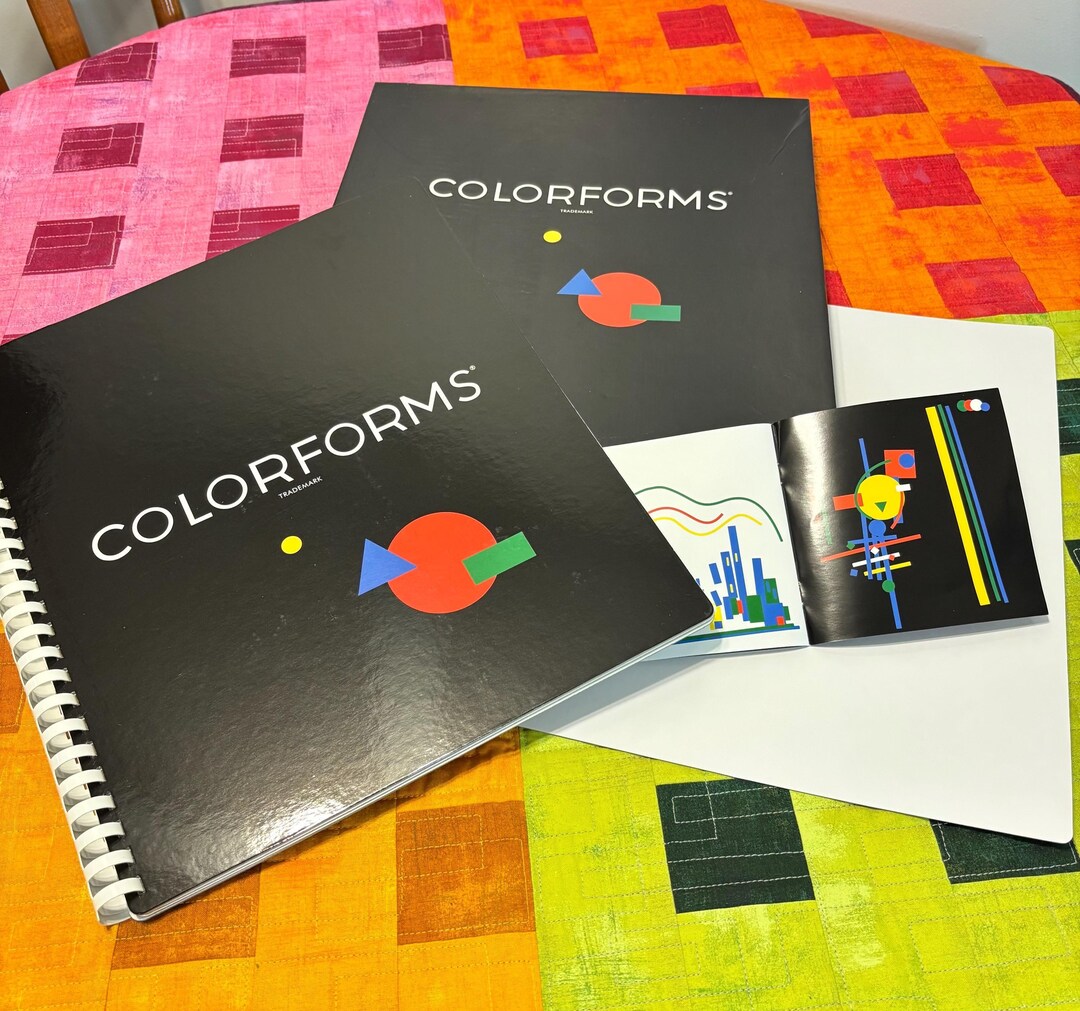 COLORFORMS Design Set - 350 Brightly Colored Pieces & Spiral-bound Book ...