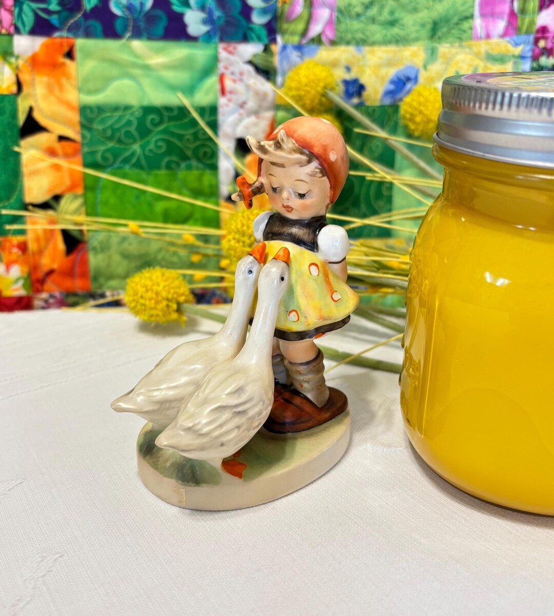 Vintage Goebel Hummel - Goose Girl or Gänsemagd #47 3/0 - TMK5 - 1972 ...