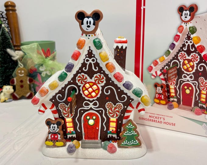Department 56 - Mickey’s Gingerbread House #6001317 - Mickey’s Merry ...