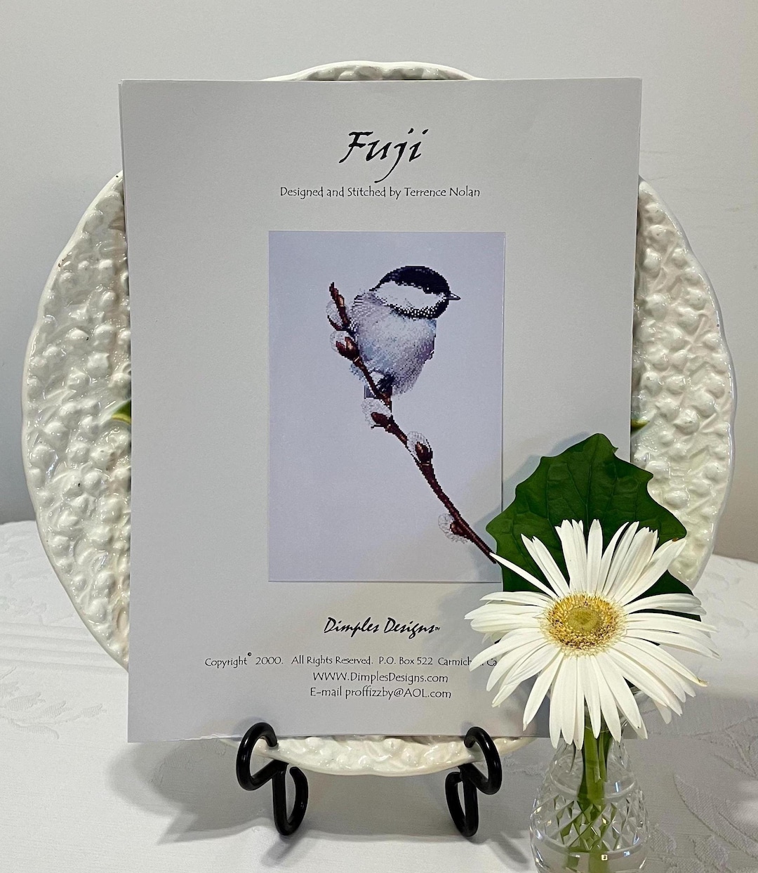 Vintage 2000 Dimples Designs - “fuji” - Counted Cross Stitch OOP Chart ...