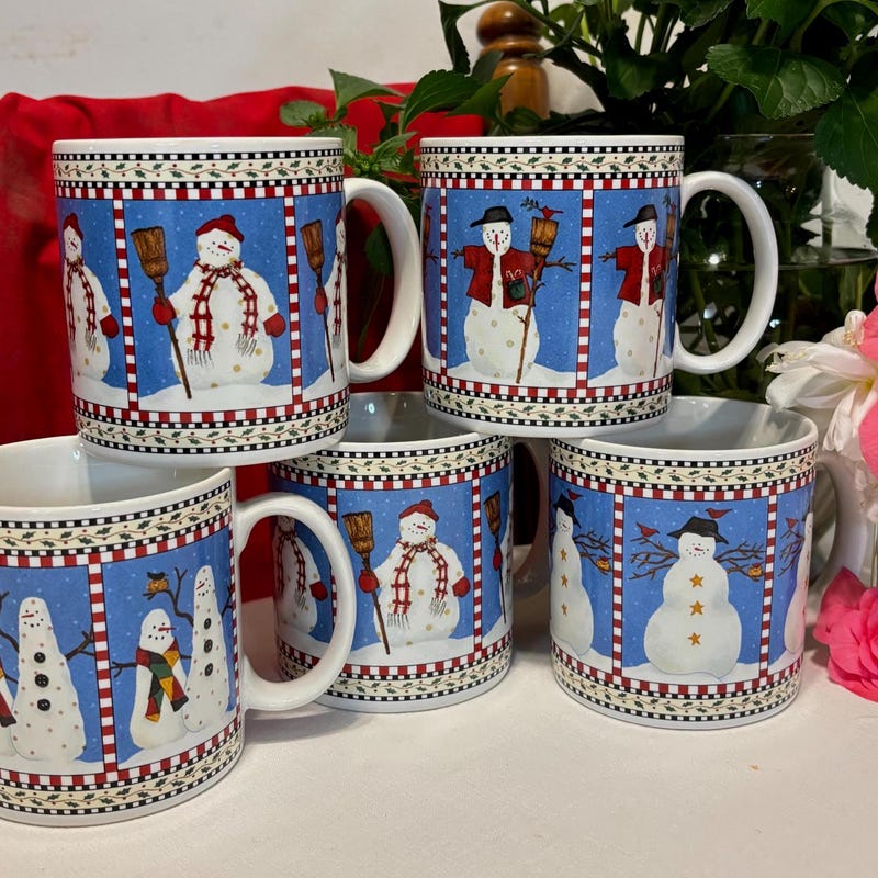 Stoneware Sakura Mugs - Etsy