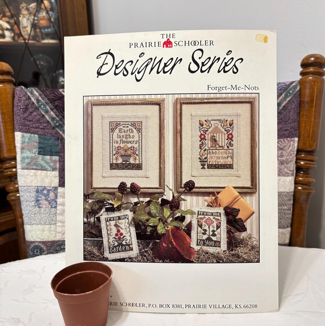 The Prairie Schooler, Designer Series - Forget-me-nots - Rare New ...