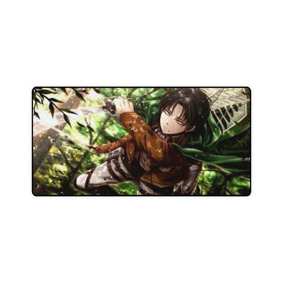 Attack on Titan Levi Anime Mouse Pad - Etsy