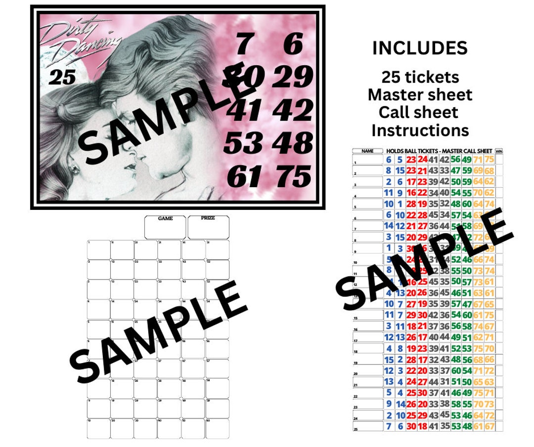 Full Card Bingo Holds - Etsy