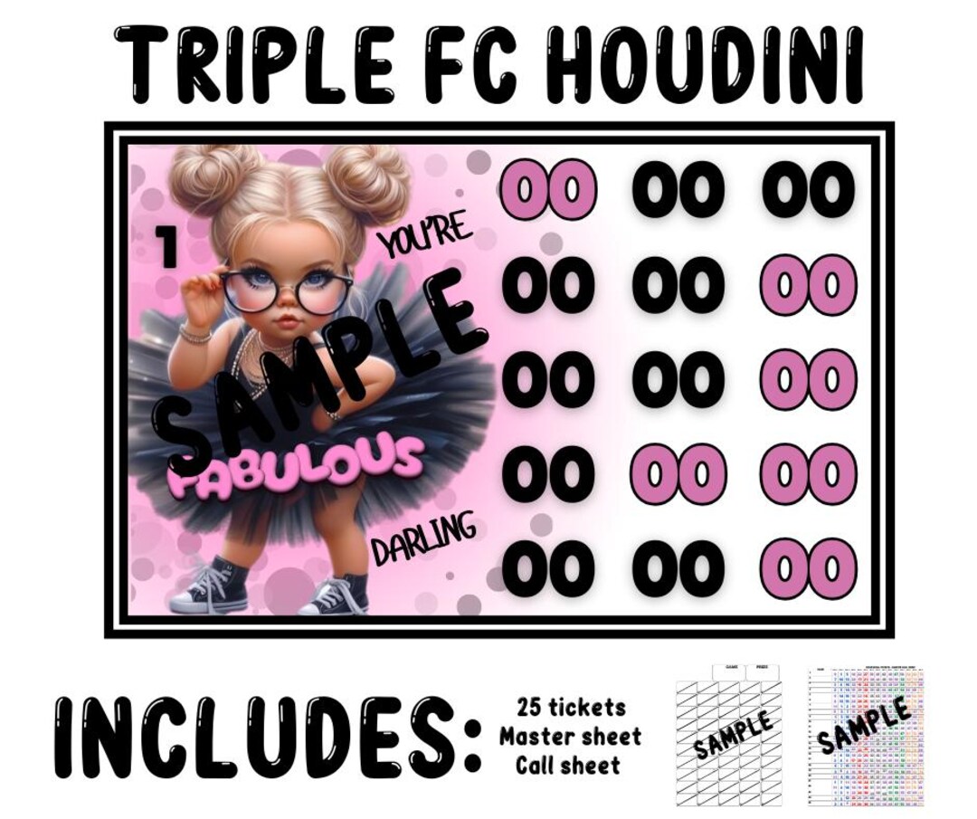 Triple FCH Bingo Holds - Etsy