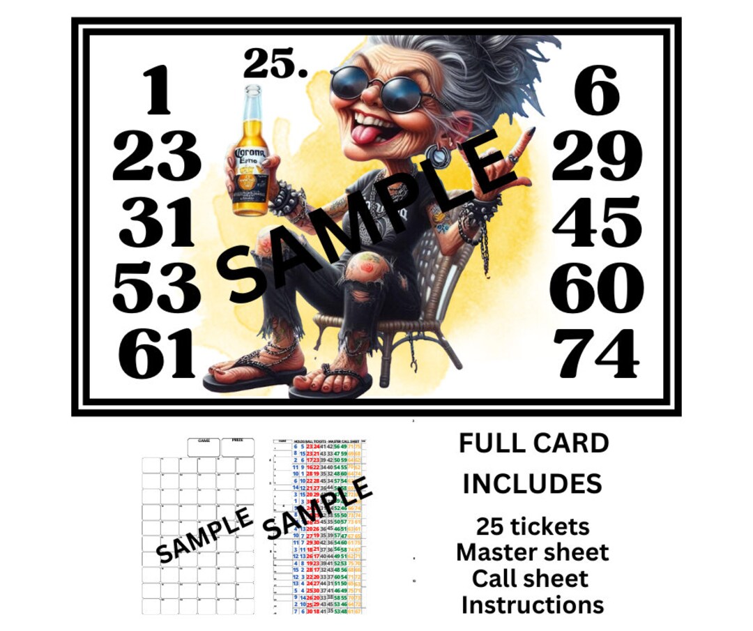 Full Card Bingo Holds - Etsy Canada