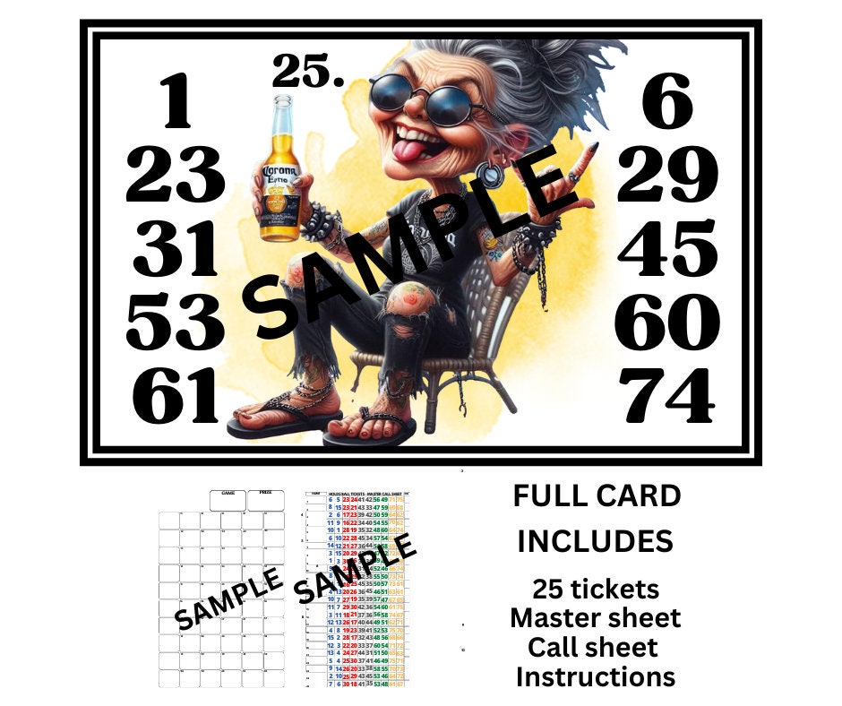 Full Card Bingo Holds - Etsy Canada