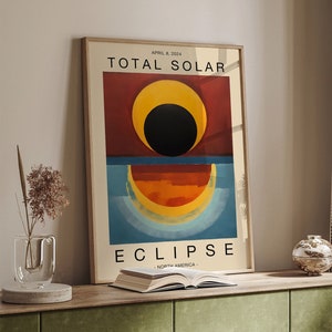Total Solar Eclipse Poster, Eclipse Art Print, Fine Art, Cosmic Decor ...