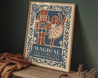 nyc ballet nutcracker poster