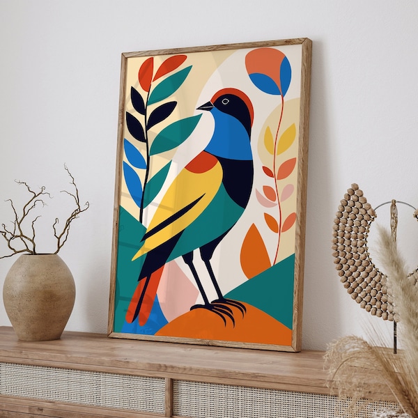 Abstract Bird Art - Etsy