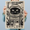 Total Solar Eclipse Poster, Eclipse Art Print, Fine Art, Cosmic Decor ...