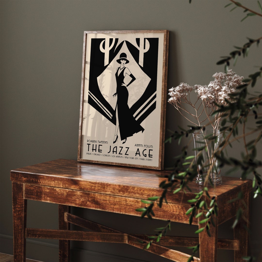 Art Deco Delights Revel in the Jazz Age Poster Extravaganza for a ...