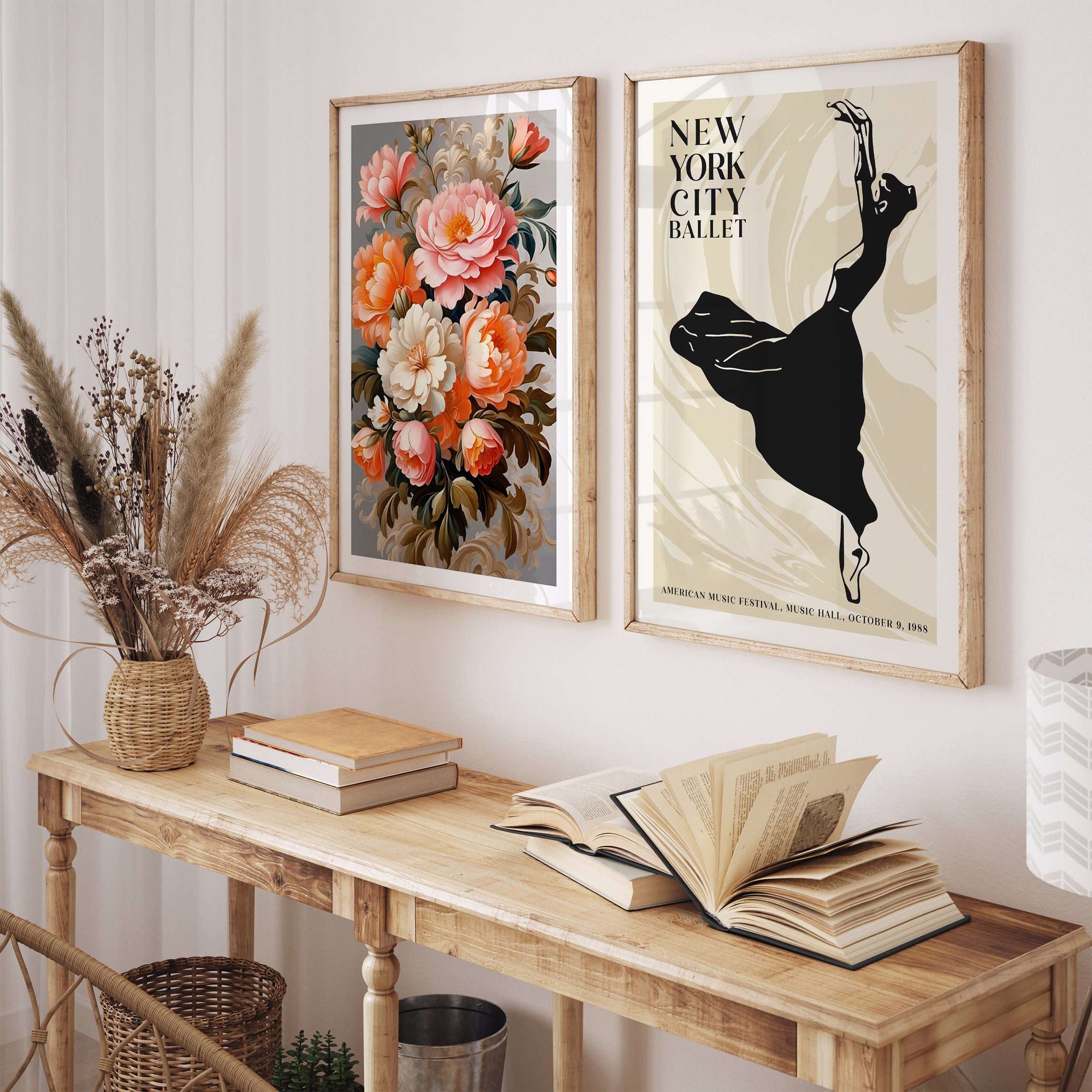 Vintage Ballet Poster New York City Ballet American Music Festival 1988 ...