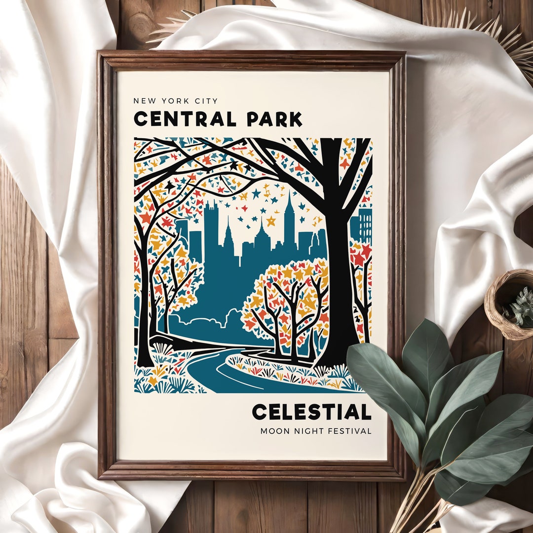 Space Poster, Cosmos Art, Living Room Poster, NYC, New York Poster ...