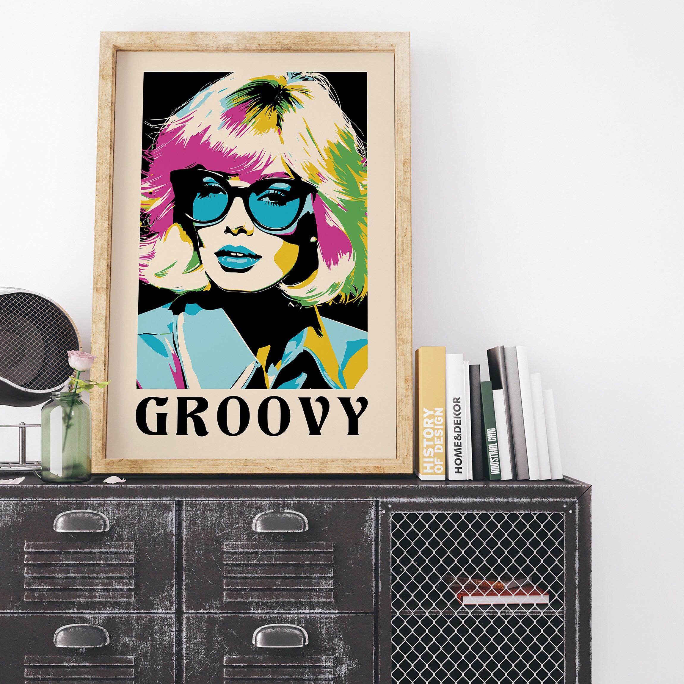 The Best of 1960s Poster Groovy Wall Art Woman Portrait - Etsy