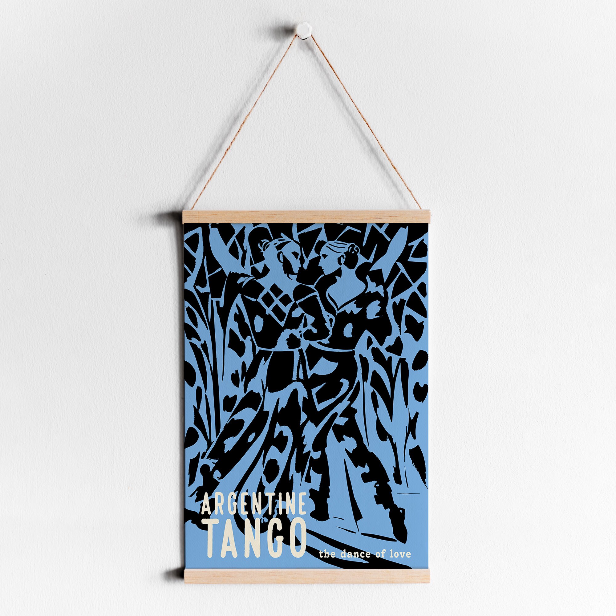 Argentine Tango Poster, Music Wall Art, Exhibition Print, Tango Dance ...