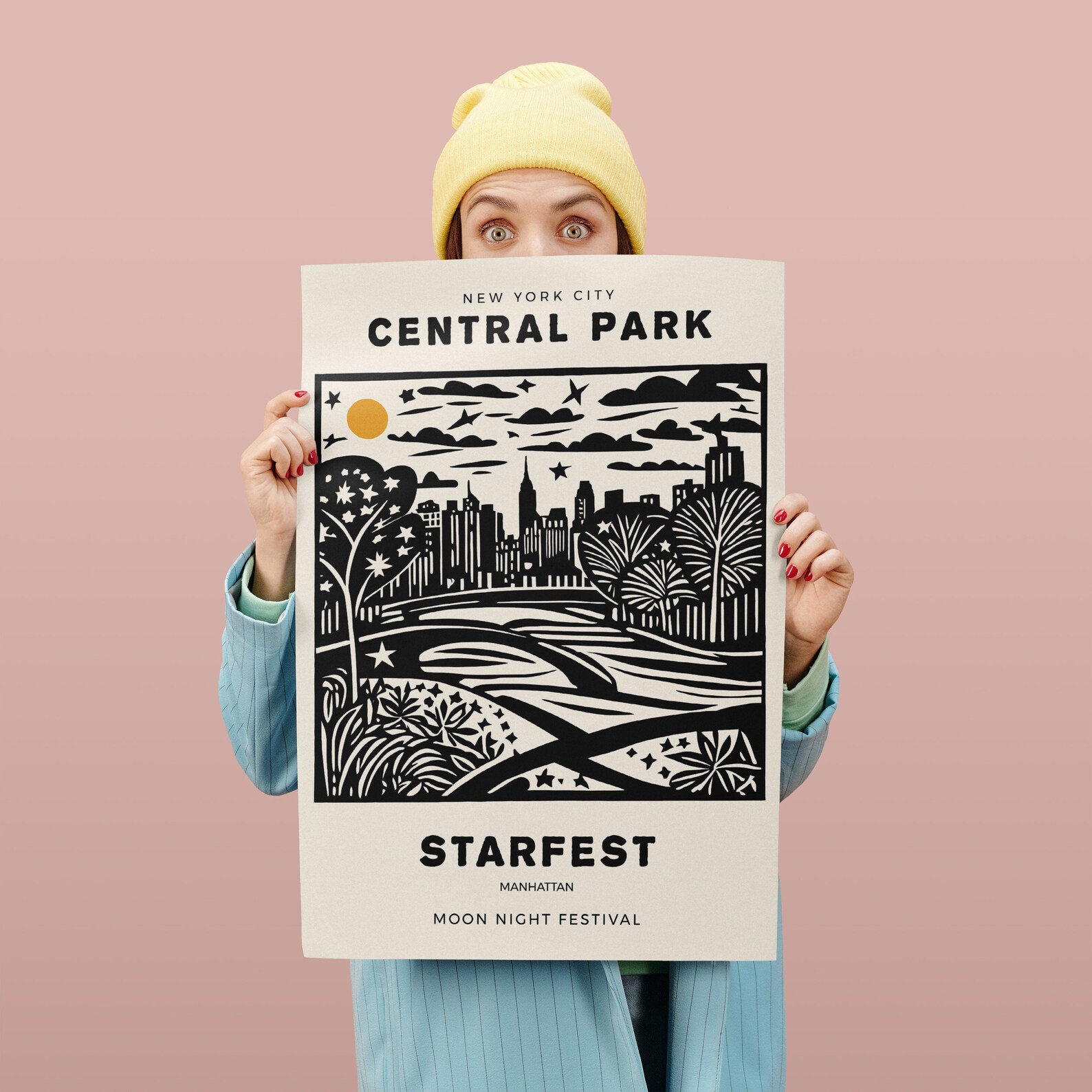 Space Poster Cosmos Art Starfest Poster NYC New York - Etsy