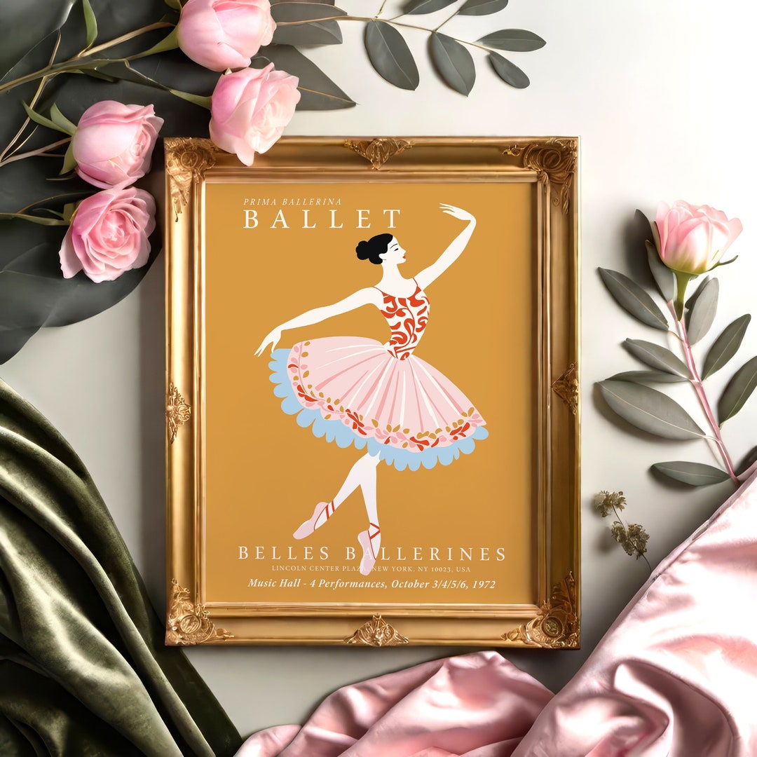 Queen of Ballet Poster, Ballet Wall Art, Ballerina Art, Dance Wall ...