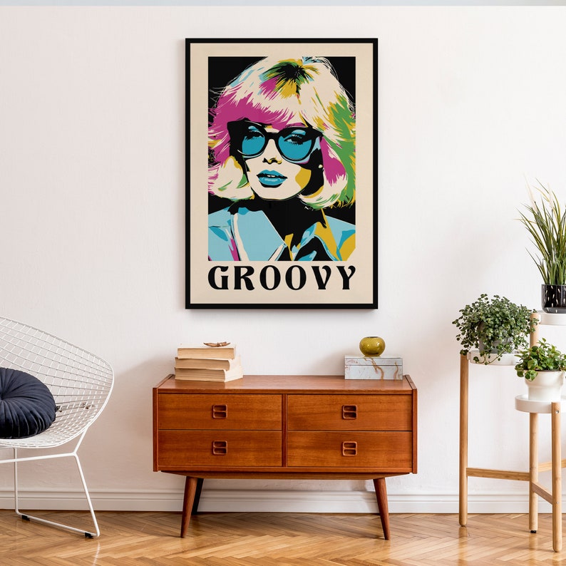 The Best of 1960s Poster Groovy Wall Art Woman Portrait - Etsy
