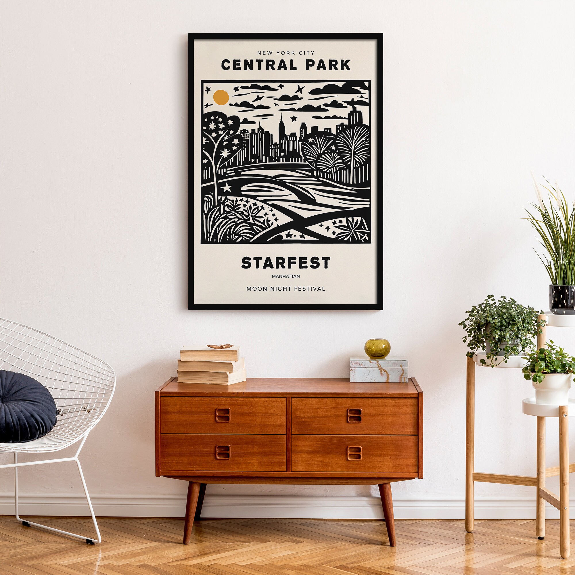 Space Poster Cosmos Art Starfest Poster NYC New York - Etsy