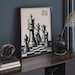 Vintage Chess Club Poster, Iconic Chess Pieces Wall Art, Perfect for ...