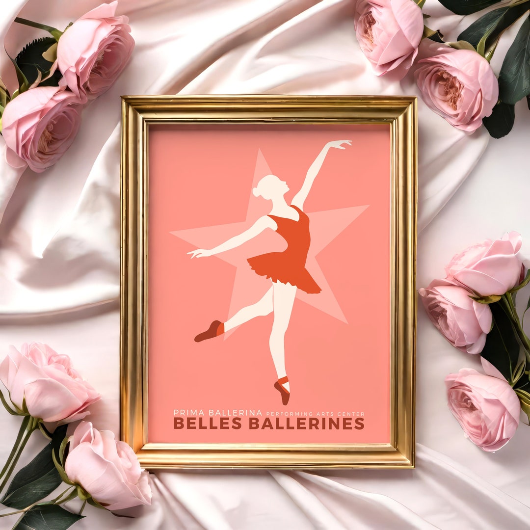 Ballet Poster, Ballet Dancer Wall Art, Ballet Print, 24x36 Ballet ...