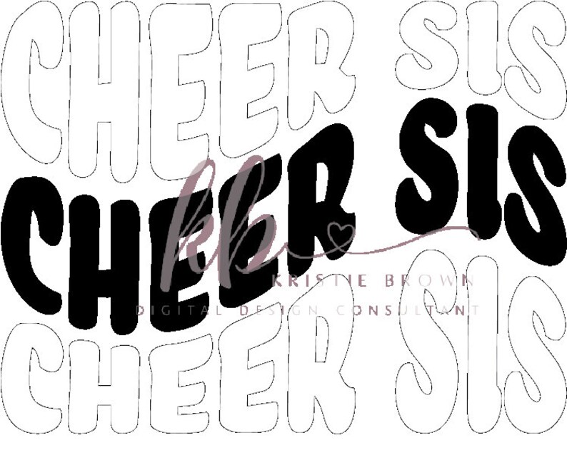 Cheer Sis Digital Design - Etsy