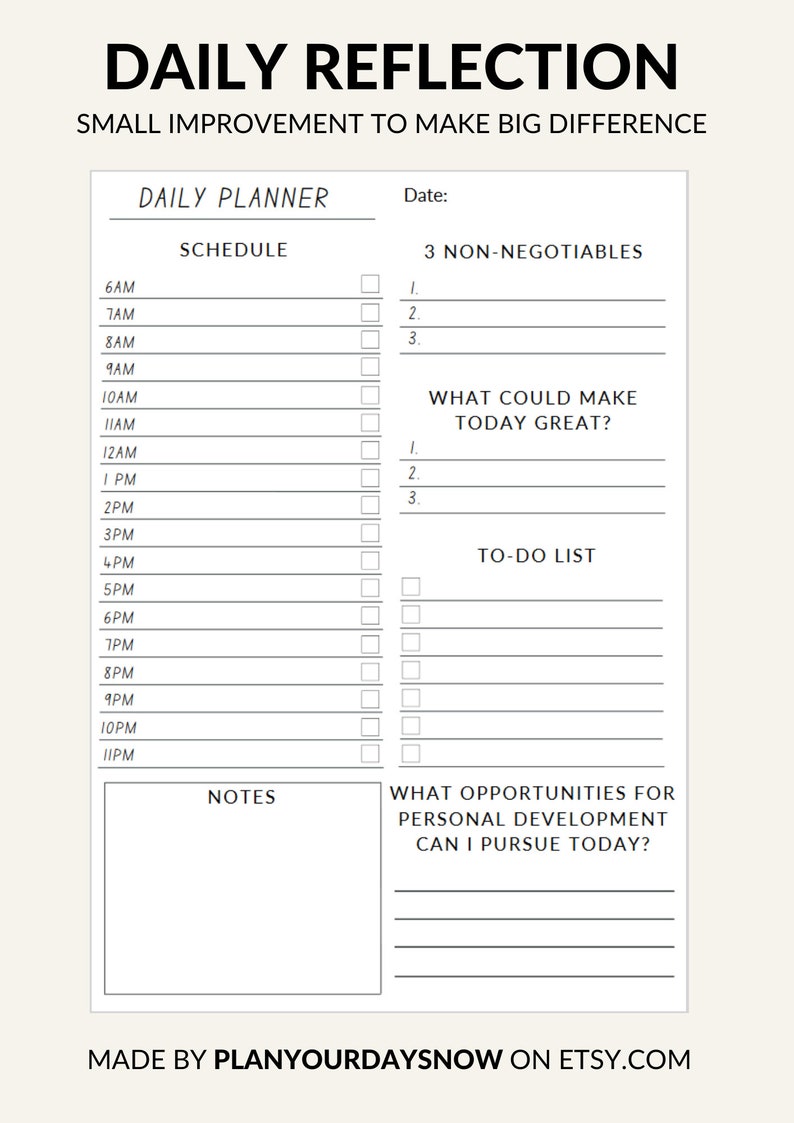 Daily, Weekly and Monthly Reflection, Daily Reflection, Weekly ...