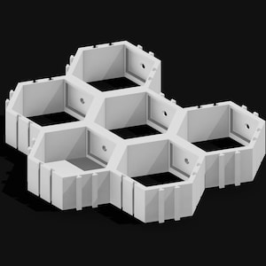 Modular Lego Minifigure Hexagonal Wall Display - Etsy