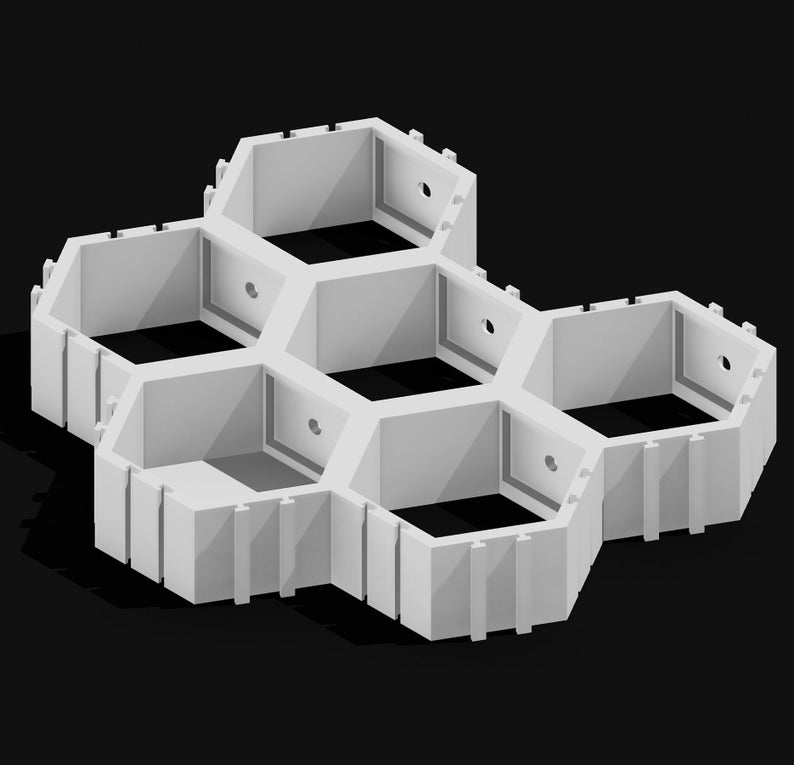 Modular Lego Minifigure Hexagonal Wall Display - Etsy