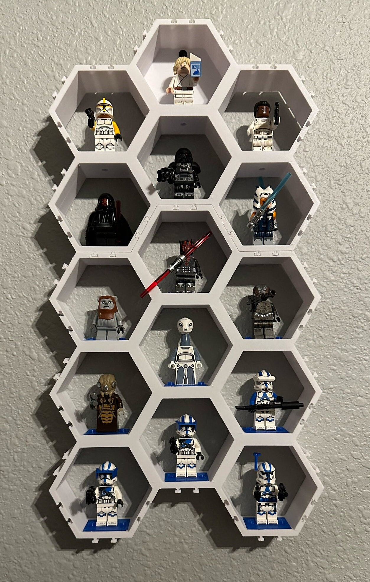 Modular Lego Minifigure Hexagonal Wall Display - Etsy
