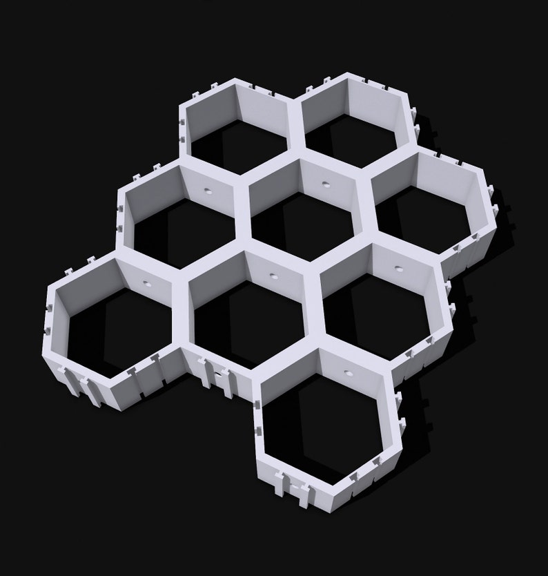 Modular Lego Minifigure Hexagonal Wall Display - Etsy