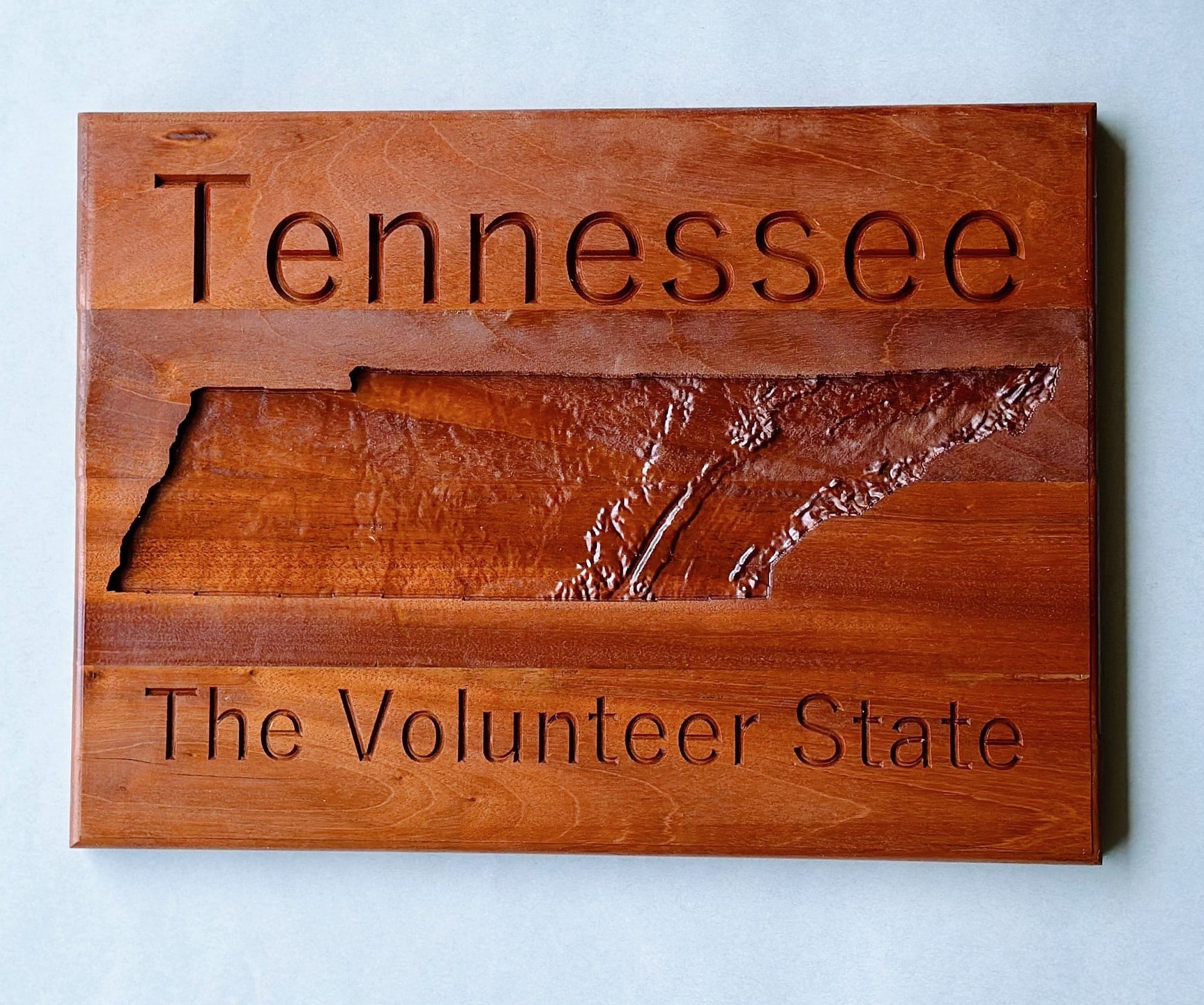 Tennessee Topographic Map - Etsy