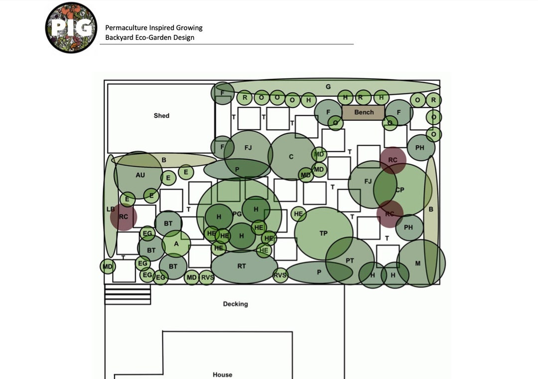 Backyard Eco Garden - Preplanned Permaculture Garden Design, Food ...