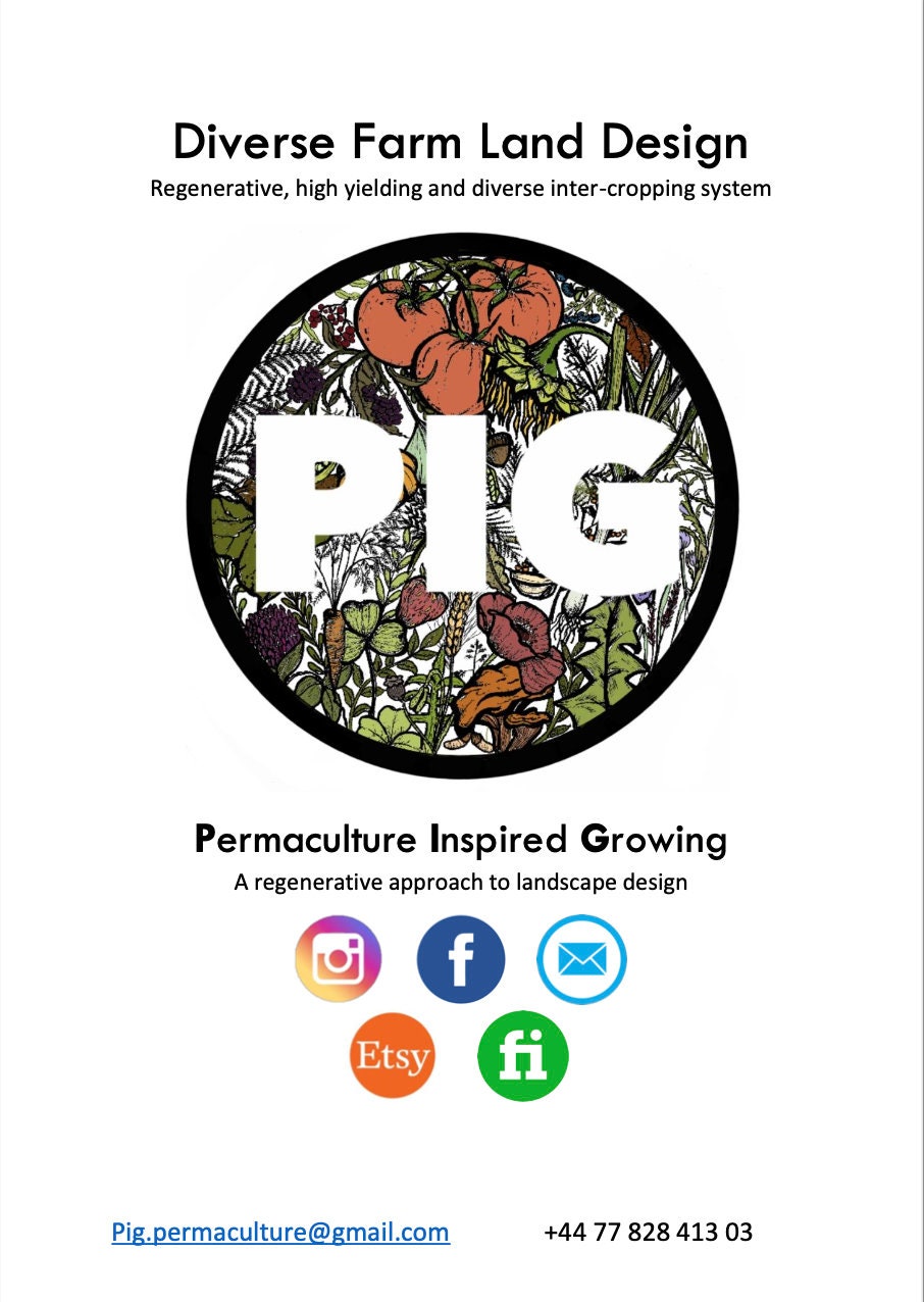 Diverse Farm Land Design Pre-made, Permaculture Garden Layout, Planting ...