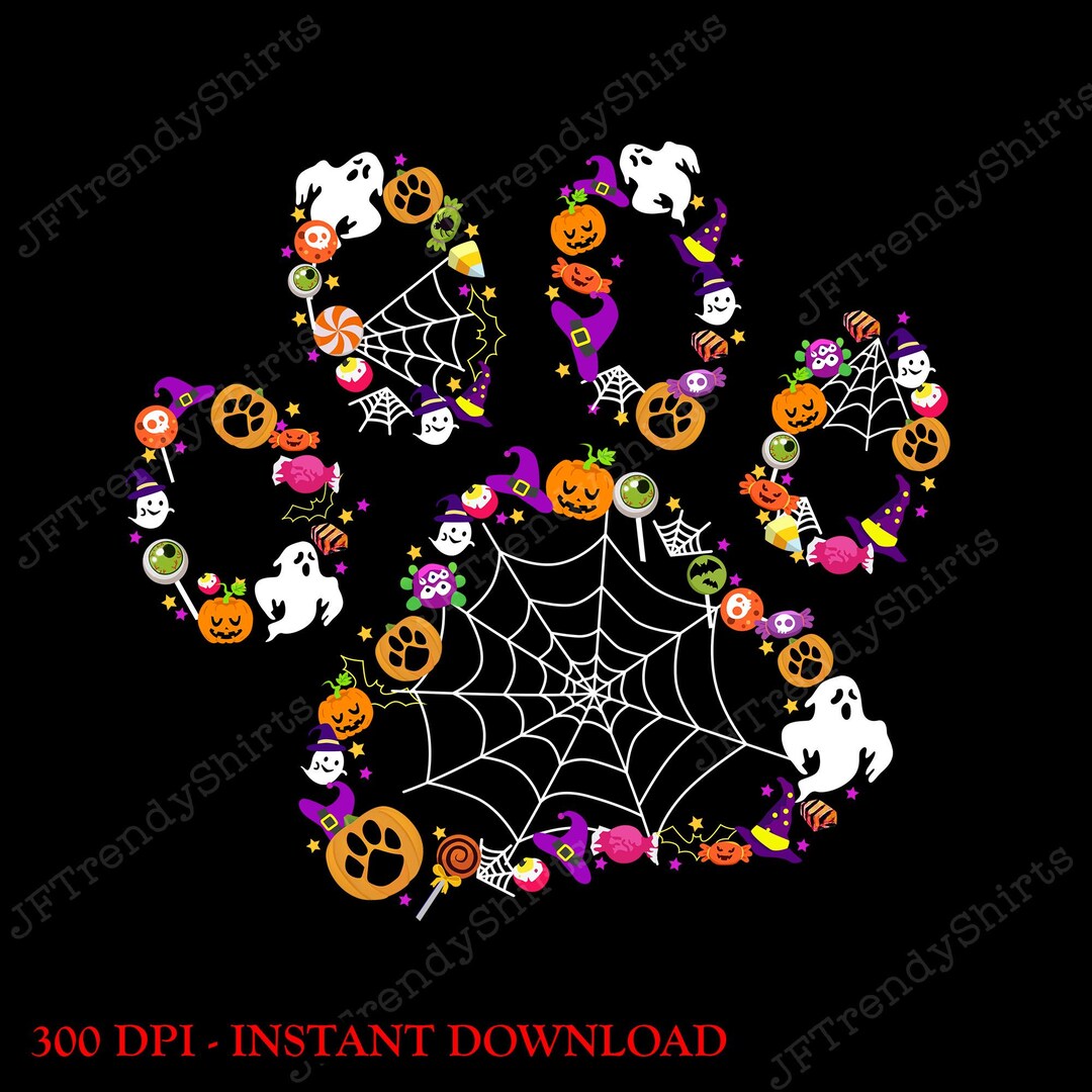 Paws Ghost Dog PNG, Spooky Season PNG, Halloween Ghost Dog Png ...