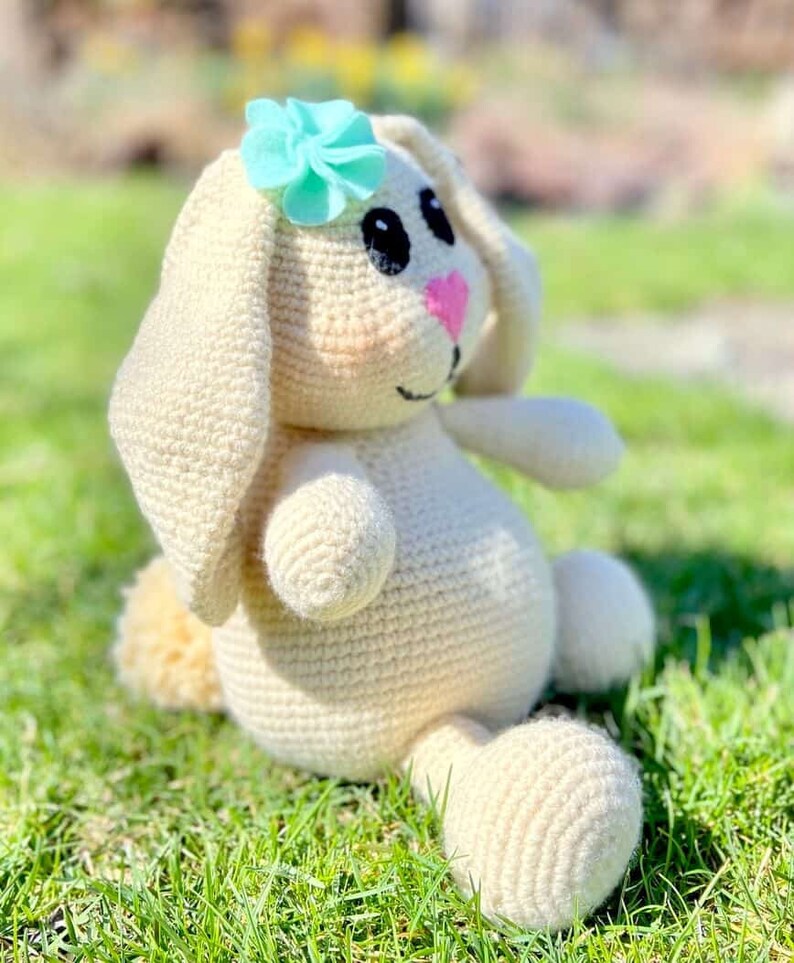 Cuddly Bunny Rabbit Crochet Doll Pattern - Etsy