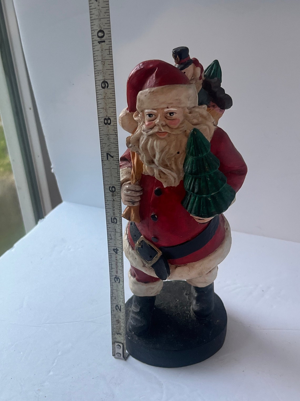 Vintage Santa Claus Figurine - Etsy