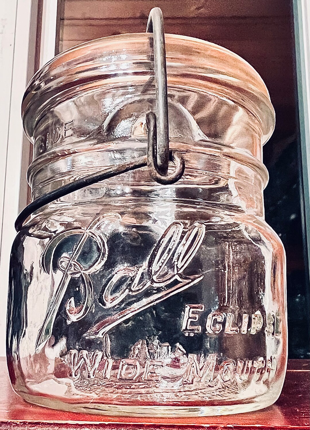 Vintage Ball Eclipse Wide Mouth Pint Jar - Etsy